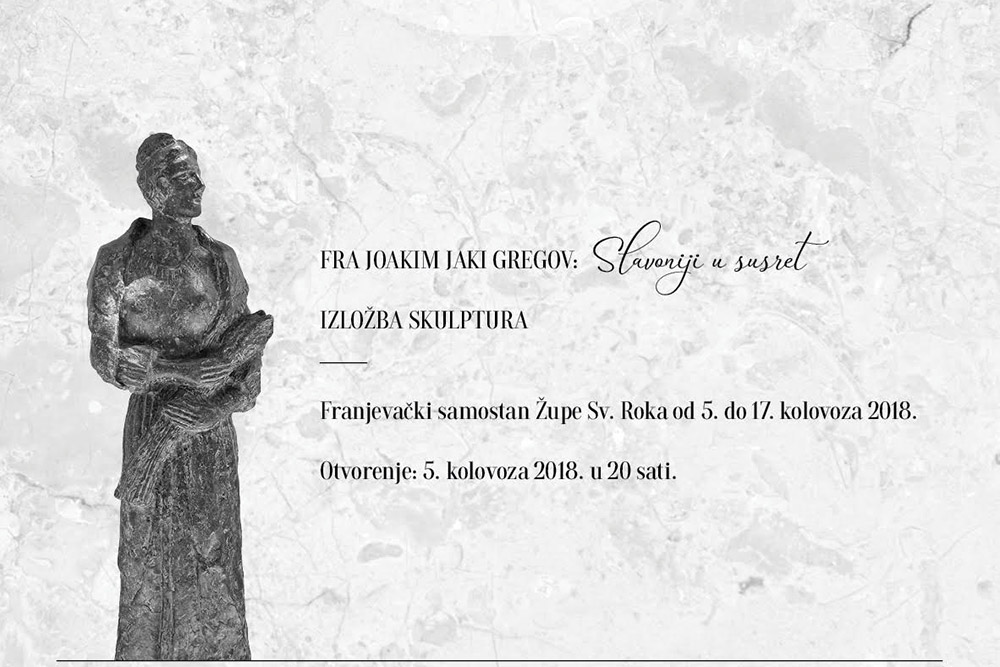 Slavoniji u susret – izložba skulptura fra Joakima Jakija Gregova od 5 ...